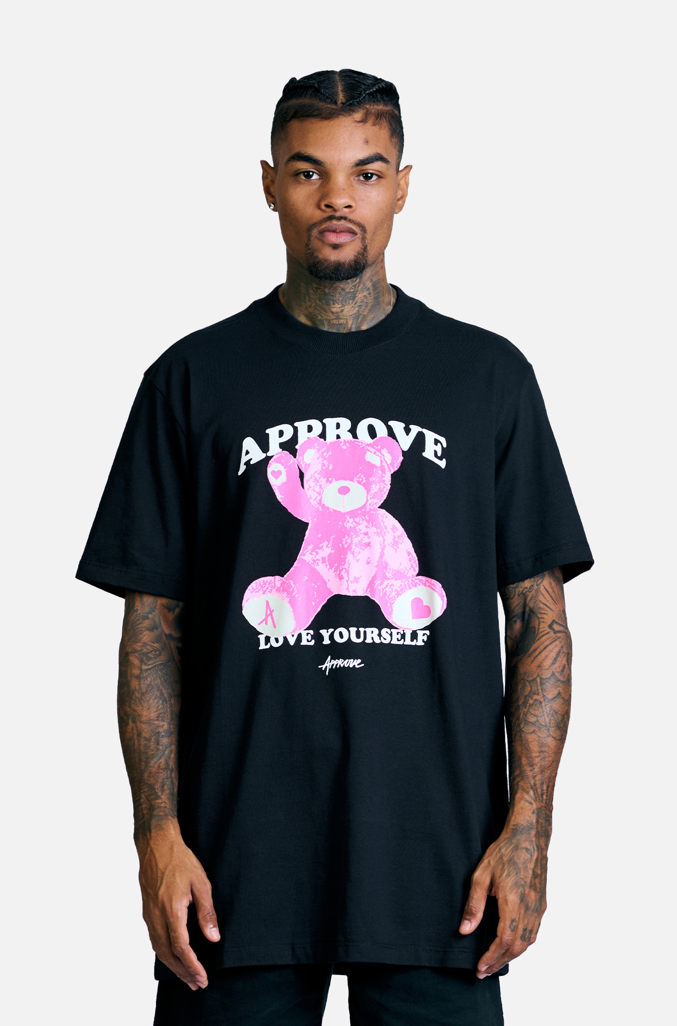 Camiseta Bold Approve Hi Bear Preta