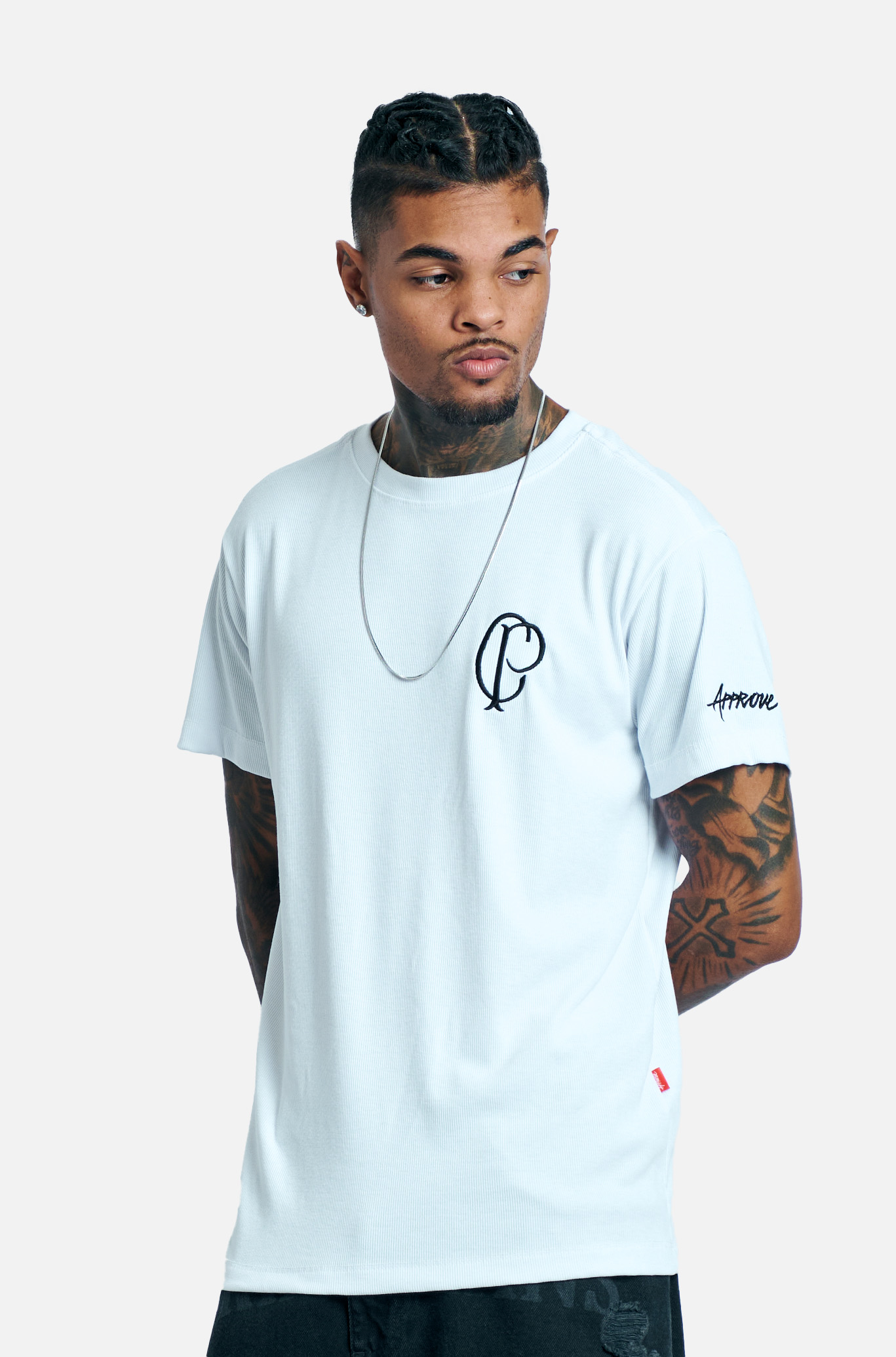 Camiseta Slim Approve X Corinthians II Branca