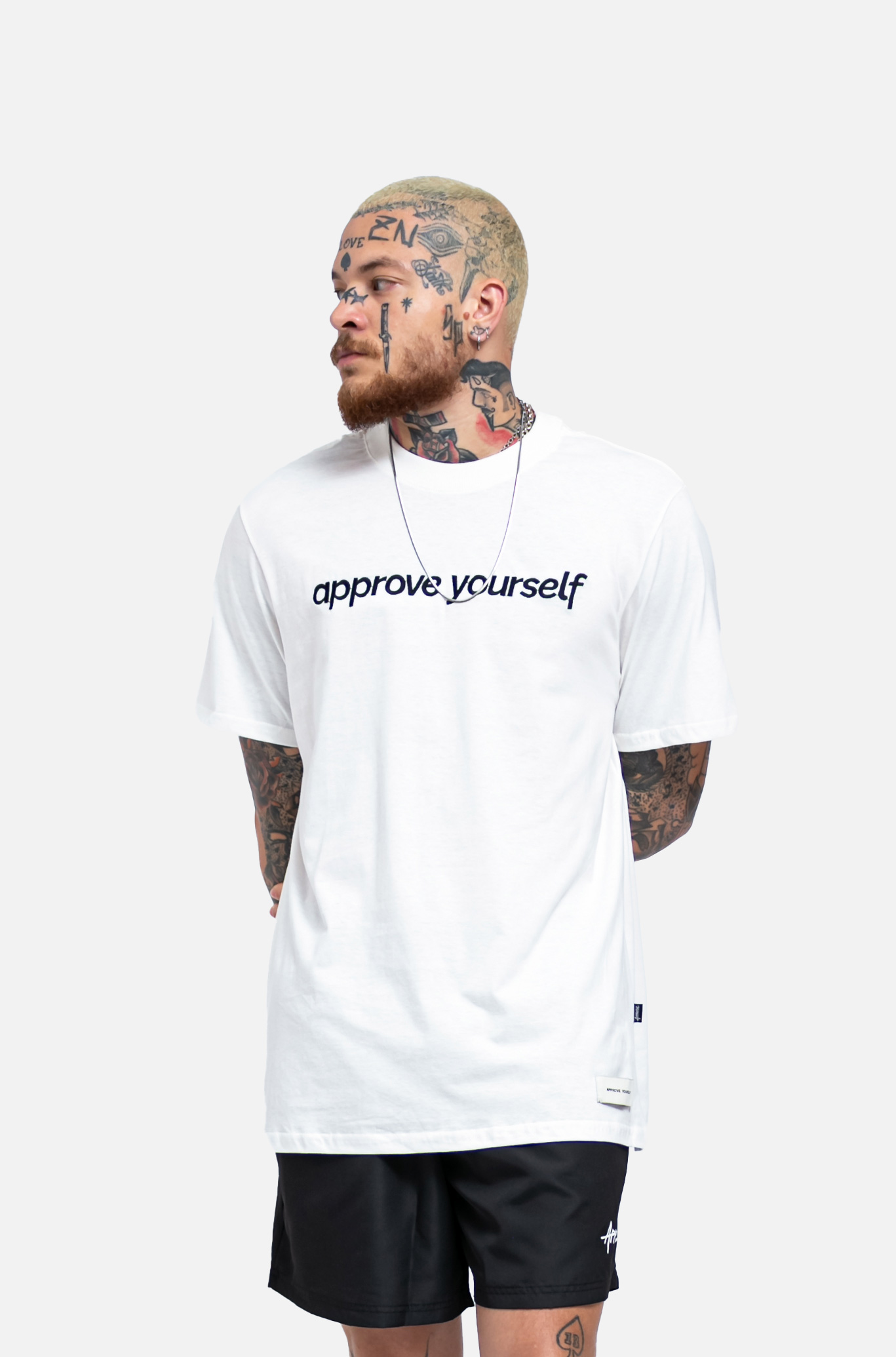 Camiseta Bold Approve Yourself Off White